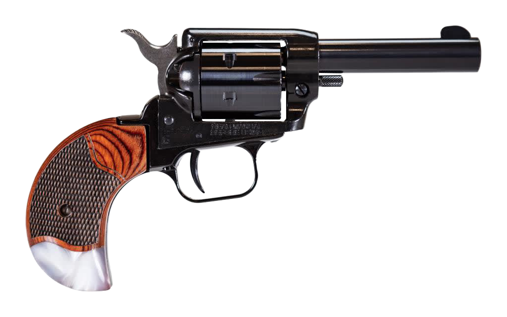 Heritage Barkeep Single-Action Rimfire Revolver with Rosewood and Pearl ...